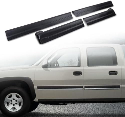 Rocker Panels Guard Sill Covers Compatible with Chevy Silverado GMC ...