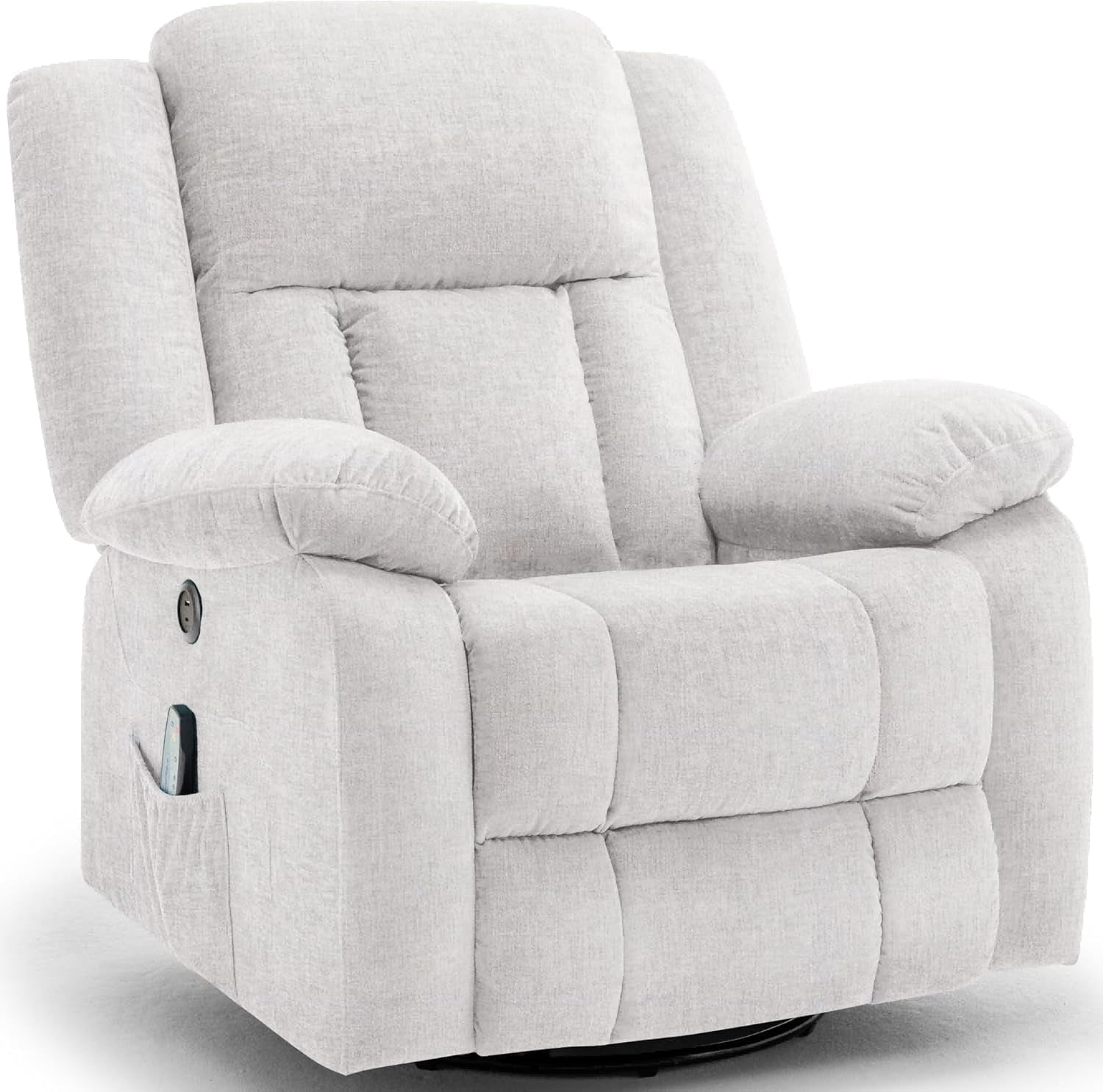 Rocker Recliner Chair, Glider Recliner Chairs for Adults, 360° Swivel ...