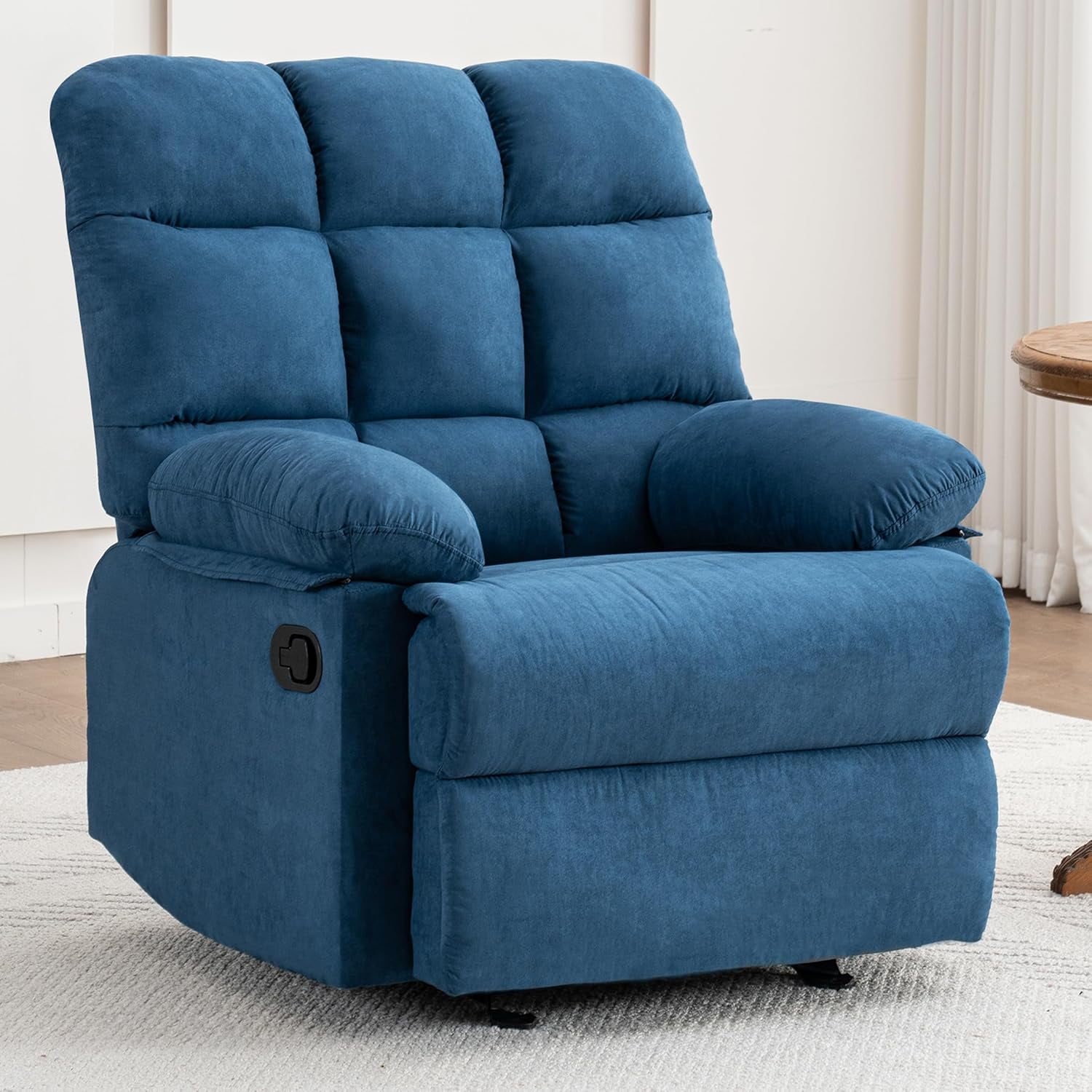 Rocker Recliner Chair, Overstuffed Large Manual Rocking Recliner for ...