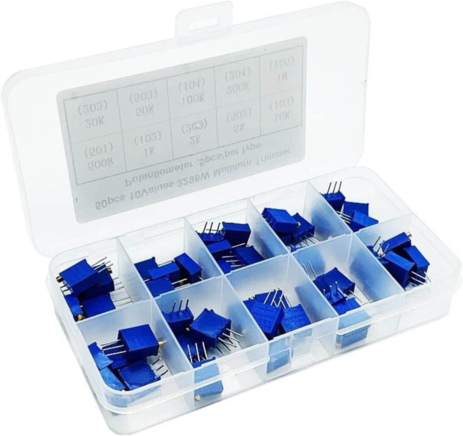 Rocker Switch 50pcs/lot 3296W Multiturn Trimmer Potentiometer Kit High ...