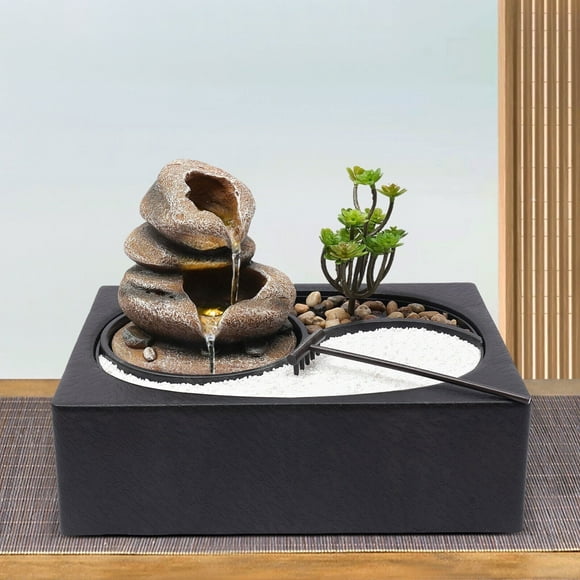 Small Indoor Waterfall Fountains for Home Decor in Patio & Garden