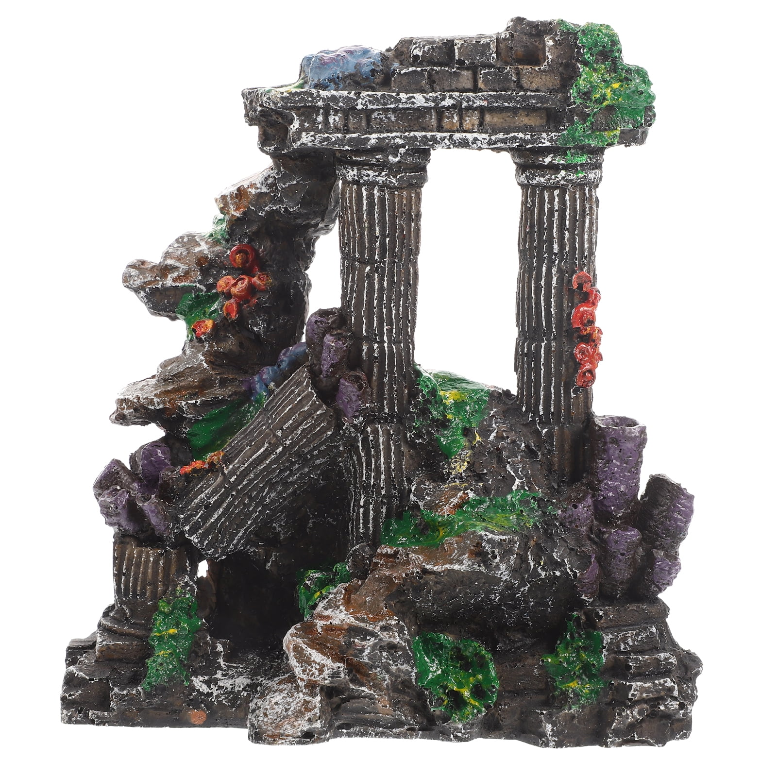 Rockery Home Decoration Fish Shelter Turtle Tanks Betta Hideout Vintage ...