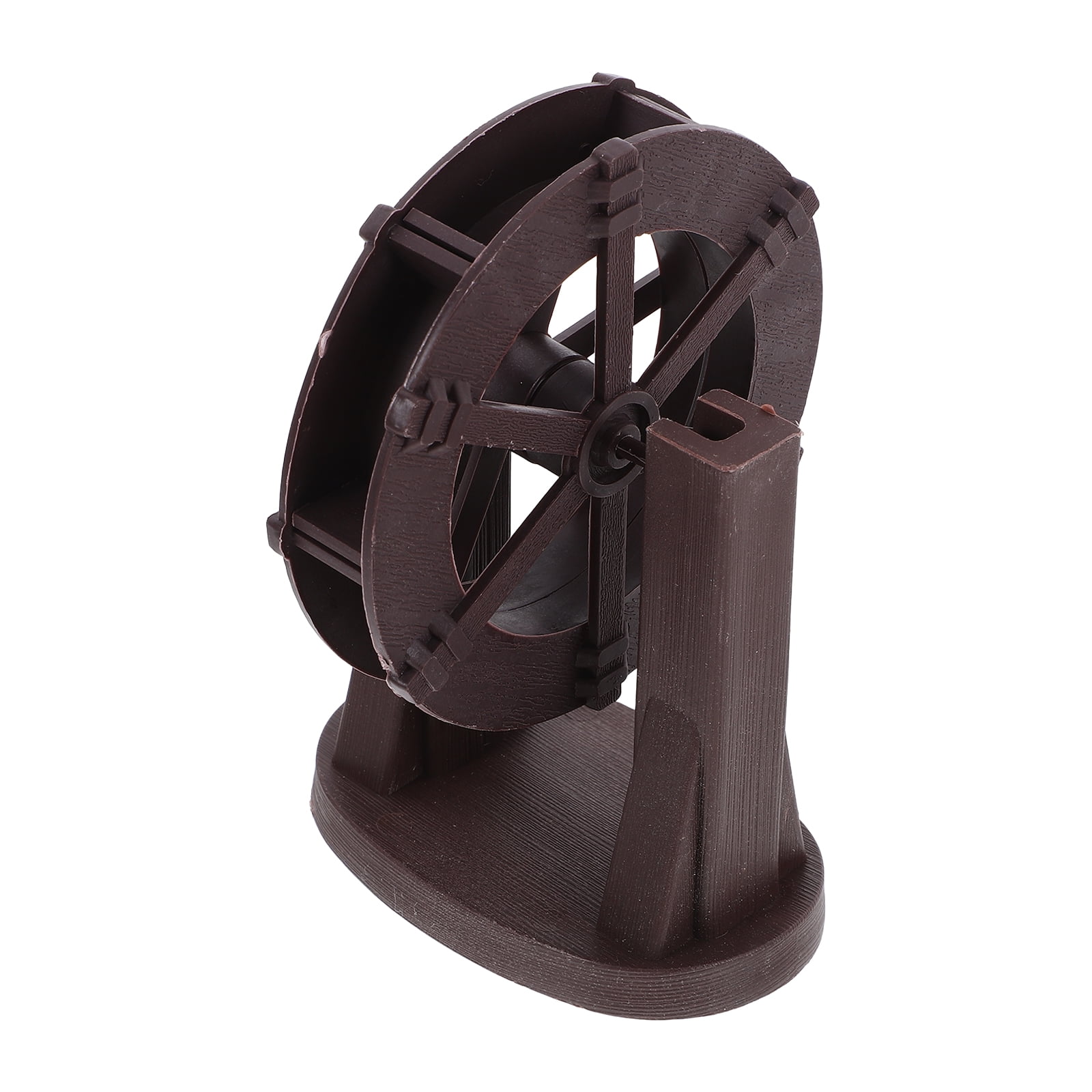 Rockery Water Wheel Fish Tank Decor Rockery Waterwheel 10cm Steel ...