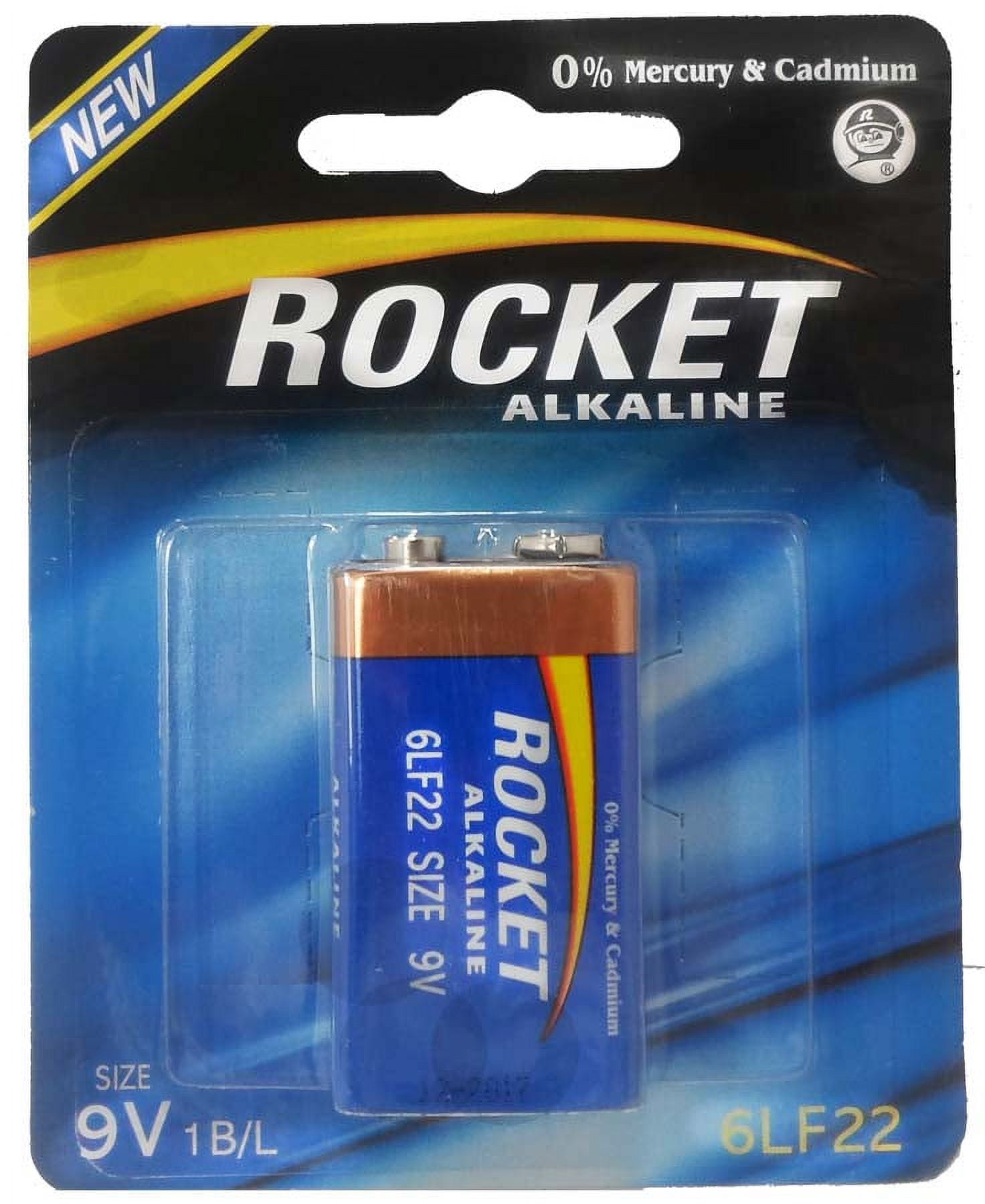 Rocket (2 Pack) 9 Volt Battery | Eco-friendly & Long-lasting | Suitable ...