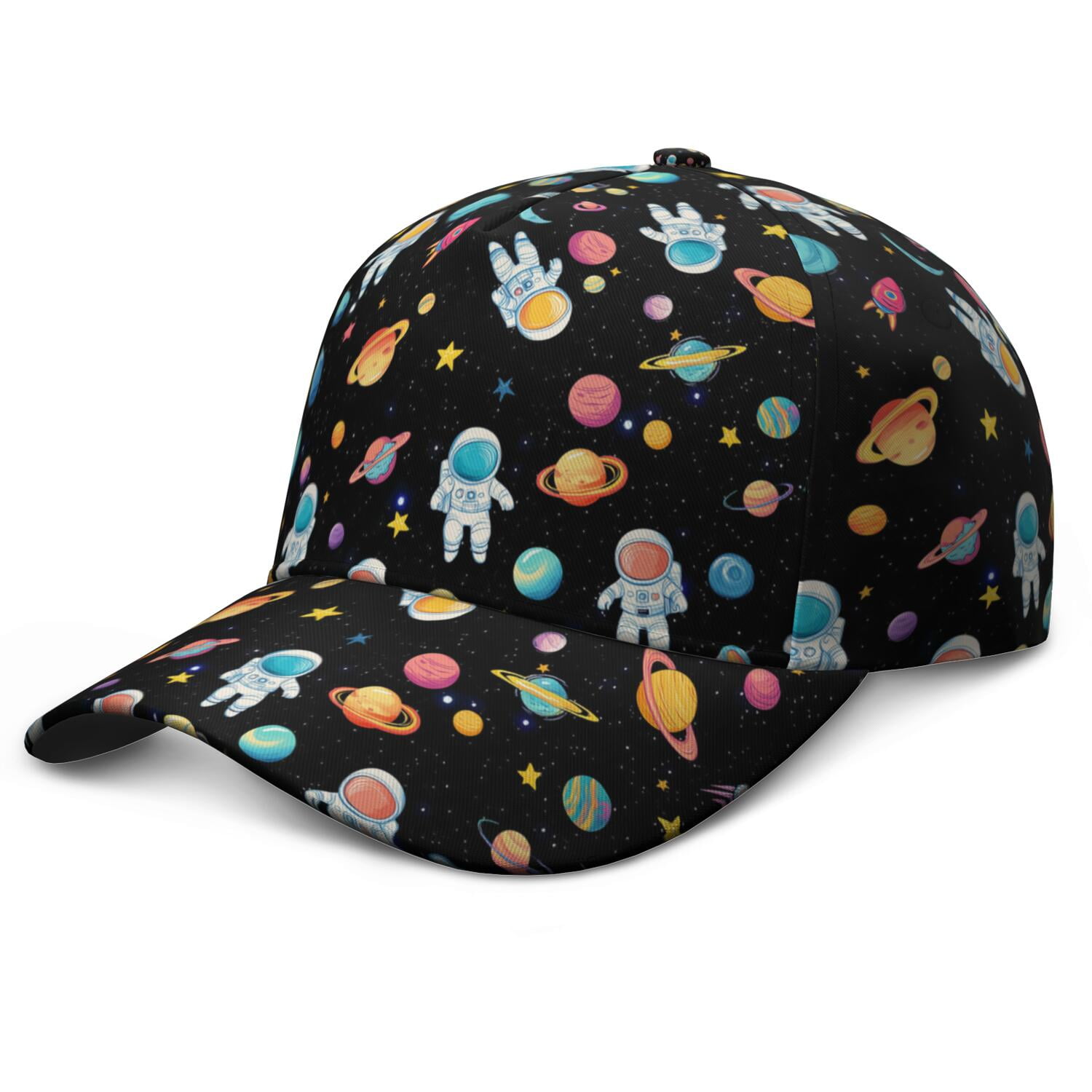 Rocket Alien Spacecraft Starry Night Baseball Cap – Durable Snapback ...