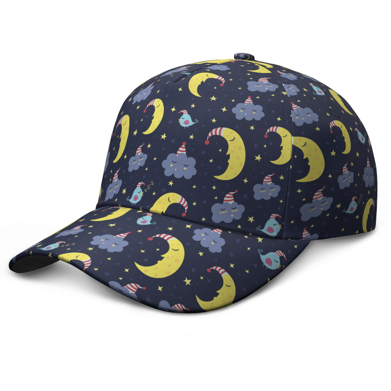 Rocket Alien Starry Night Baseball Cap – Stylish Snapback Hat for Kids ...