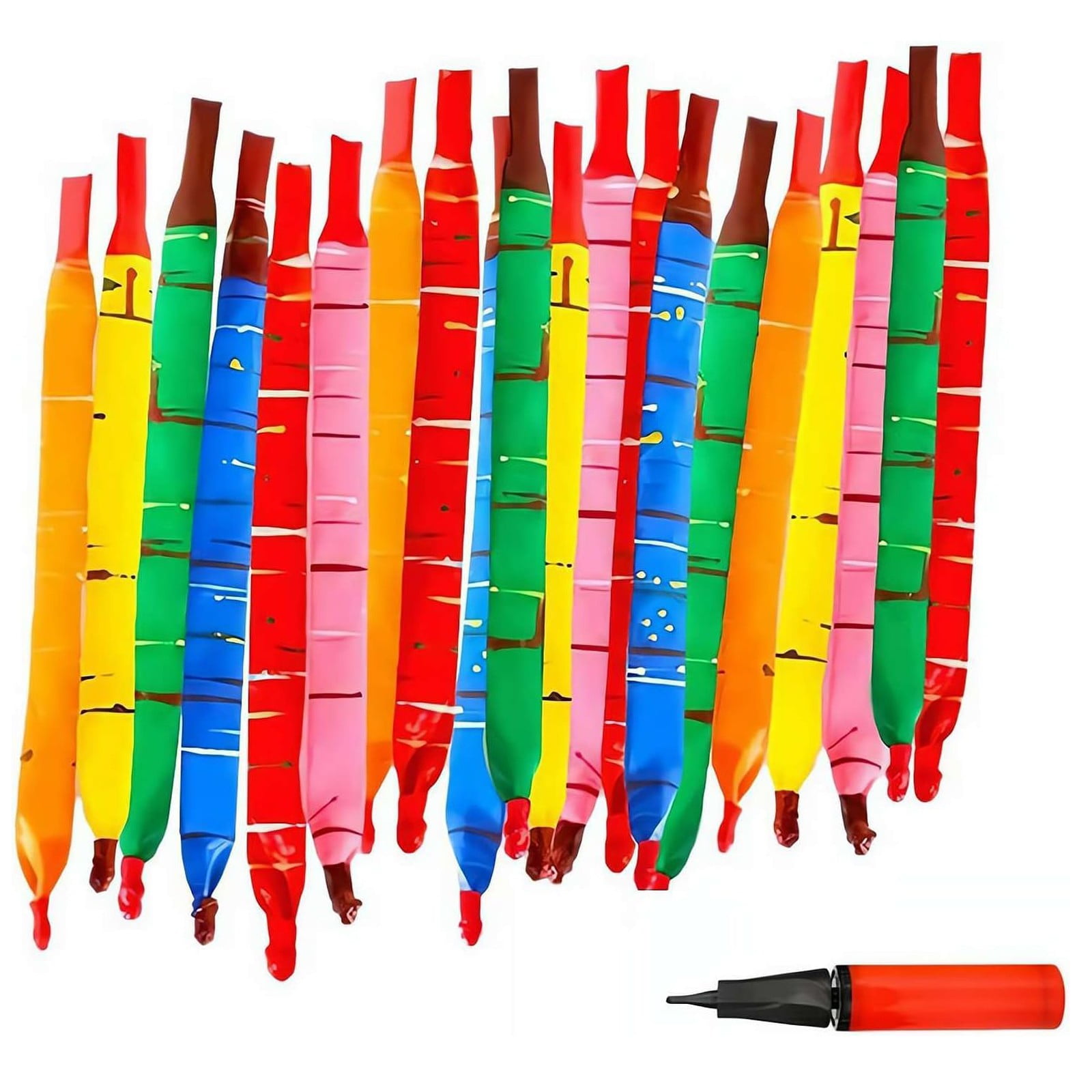 Rocket Balloons 100-Pack Flexible 40-Inch Twistable Balloon Modeling ...