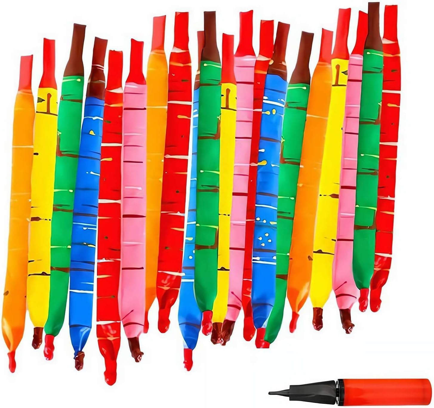 Rocket Balloons with Pump,Rocket Pump, 40" Whistling Flying for Kids, Safe Party Decorations ...