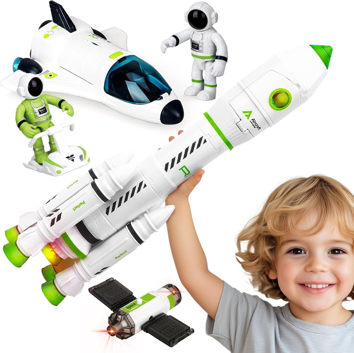 Rocket - Children's Space Shuttle Astronaut Spacecraft Space Rod ...