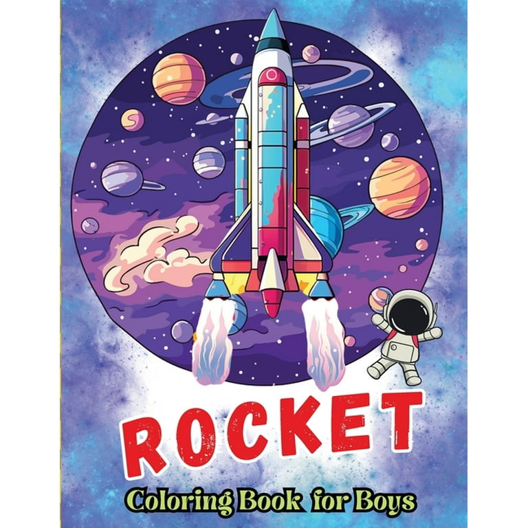 rocket coloring book
