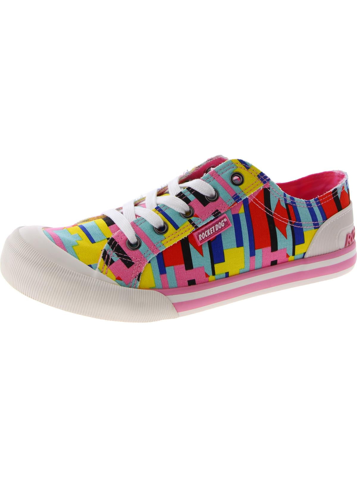 Rocket Dog Women's Jazzin Breathable Canvas Lace Up Low Top Fashion Sneaker - Walmart.com