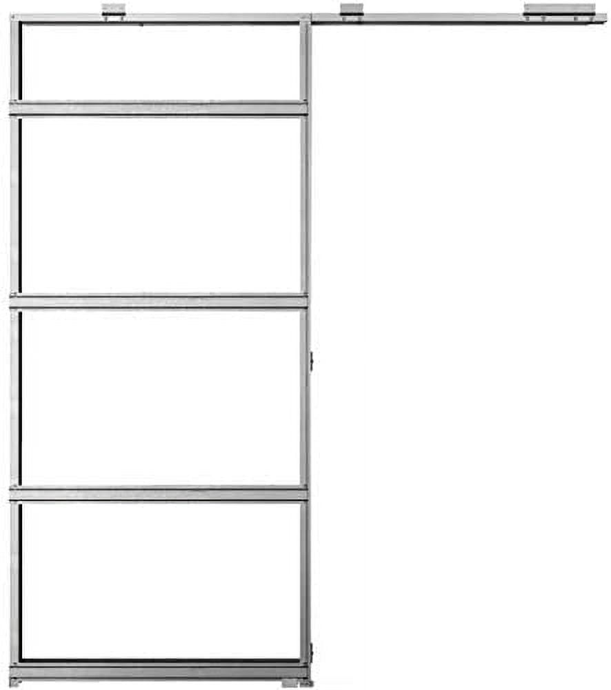 Rocket Door Steel Frame Single Pocket Door Frame ONLY System Kit - Door ...
