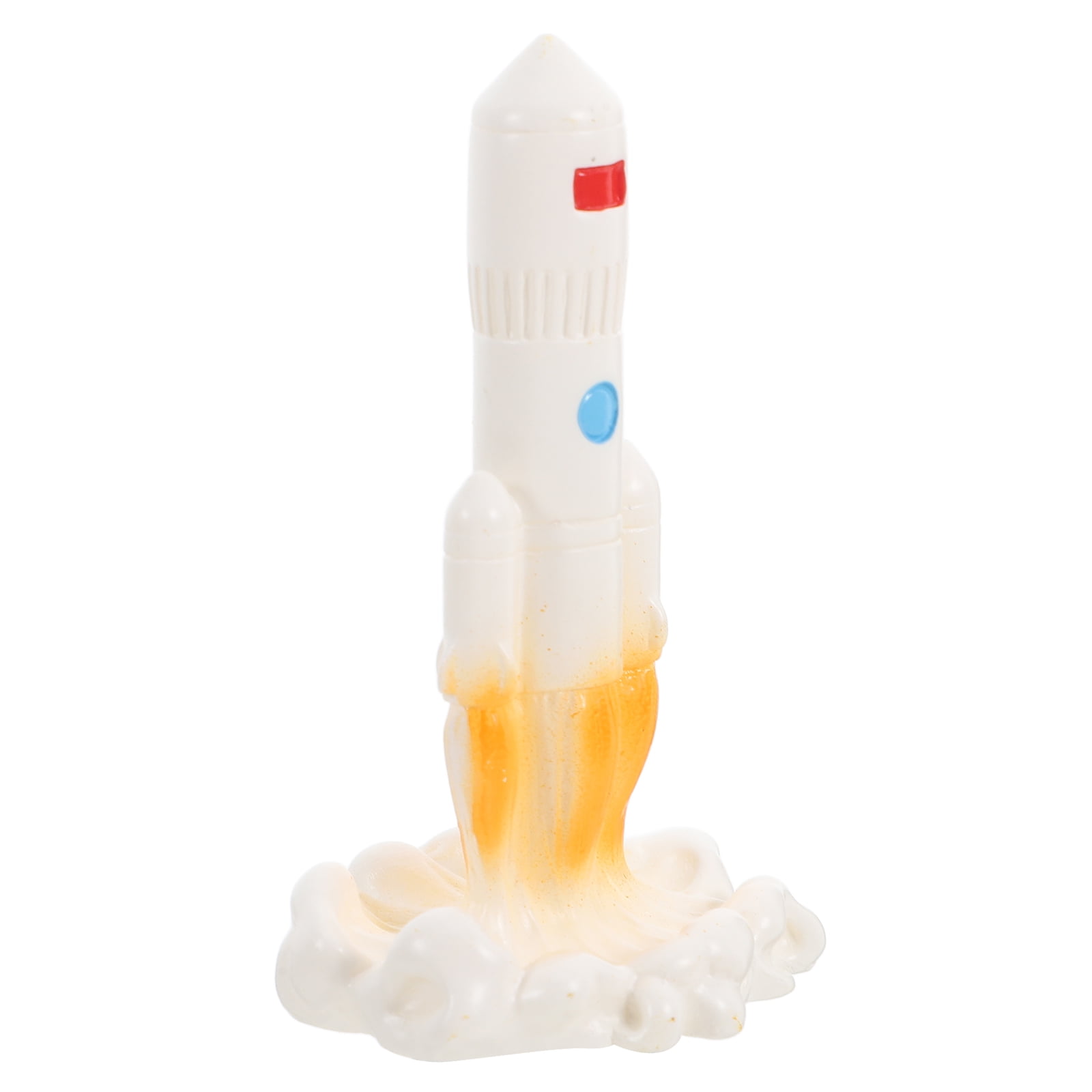 Rocket Figurines for Bedroom Rocket Cake Decorations Space Mini Figures ...