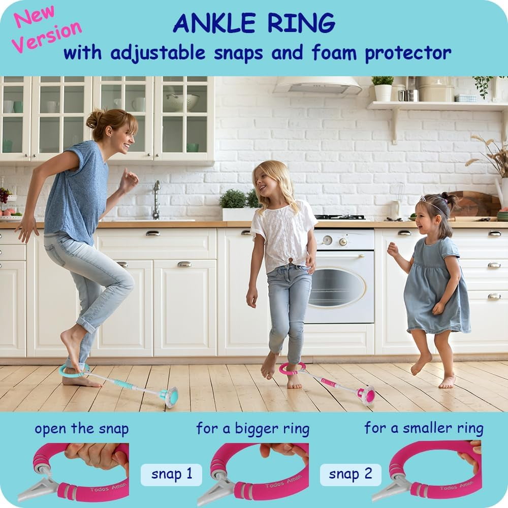 Rocket Flashing LED Ankle Skip Fun Cool Jumping Gift for Kids and ...