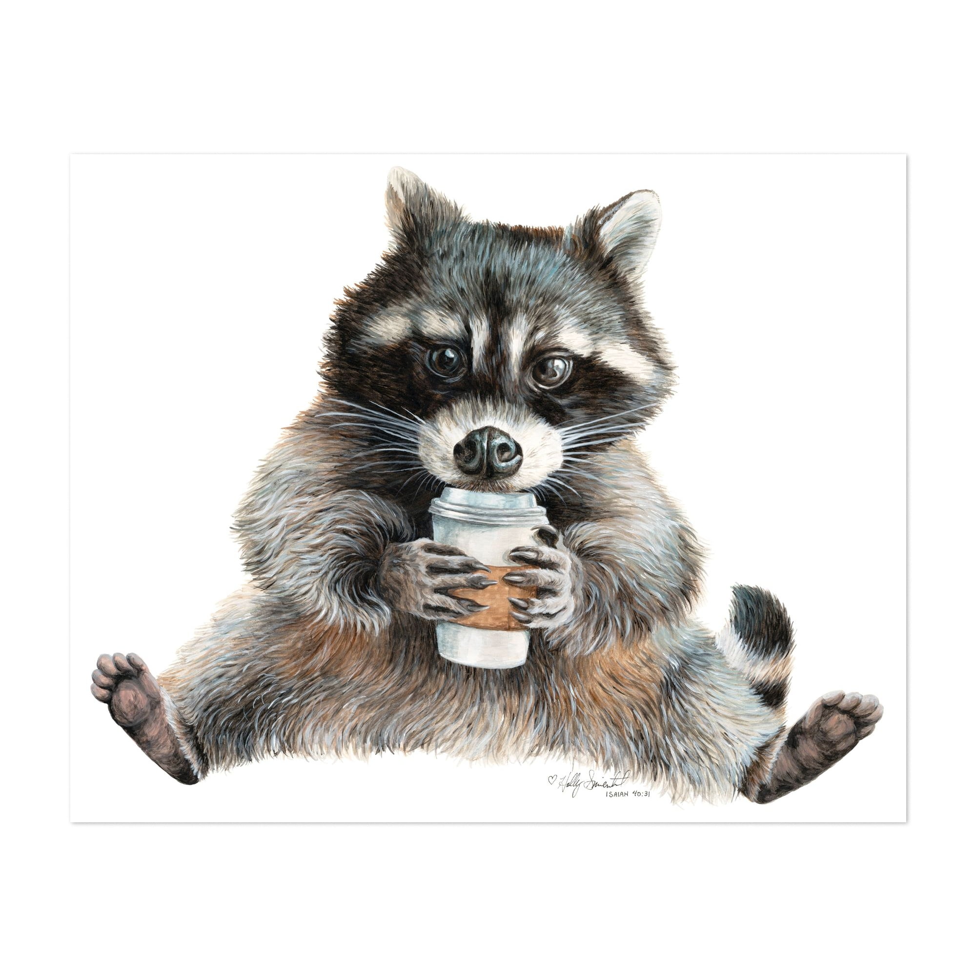 Rocket Fuel - Painting Humor Coffee Whimsical Kitchen Decor Unframed ...