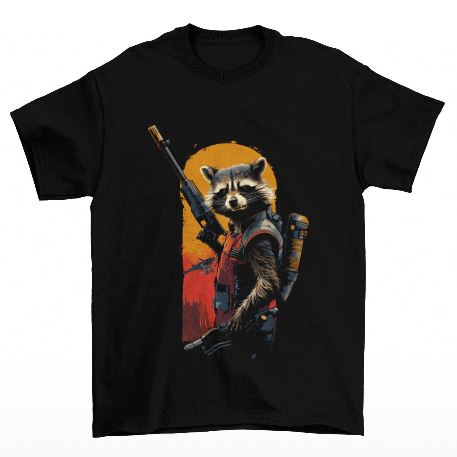 Rocket Guardians of the Galaxy Adult T-Shirt Sizes Groot Space Starlord ...