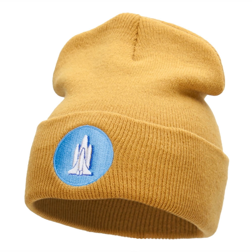 Rocket Insignia Embroidered Long Beanie Made in USA - Timberland OSFM ...