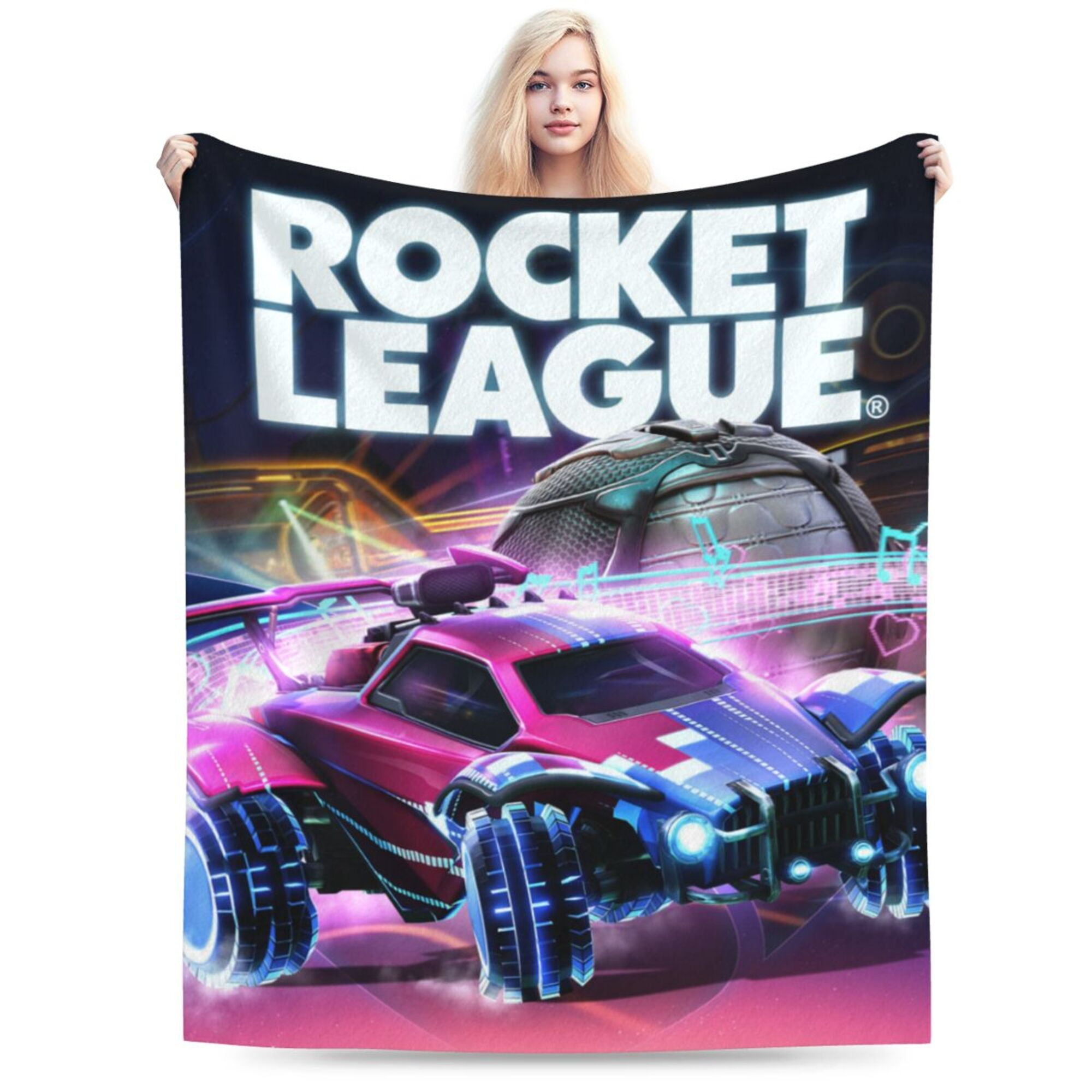 Rocket League Blanket, Super Soft Throw Blanket For Couch Sofa Bed ...