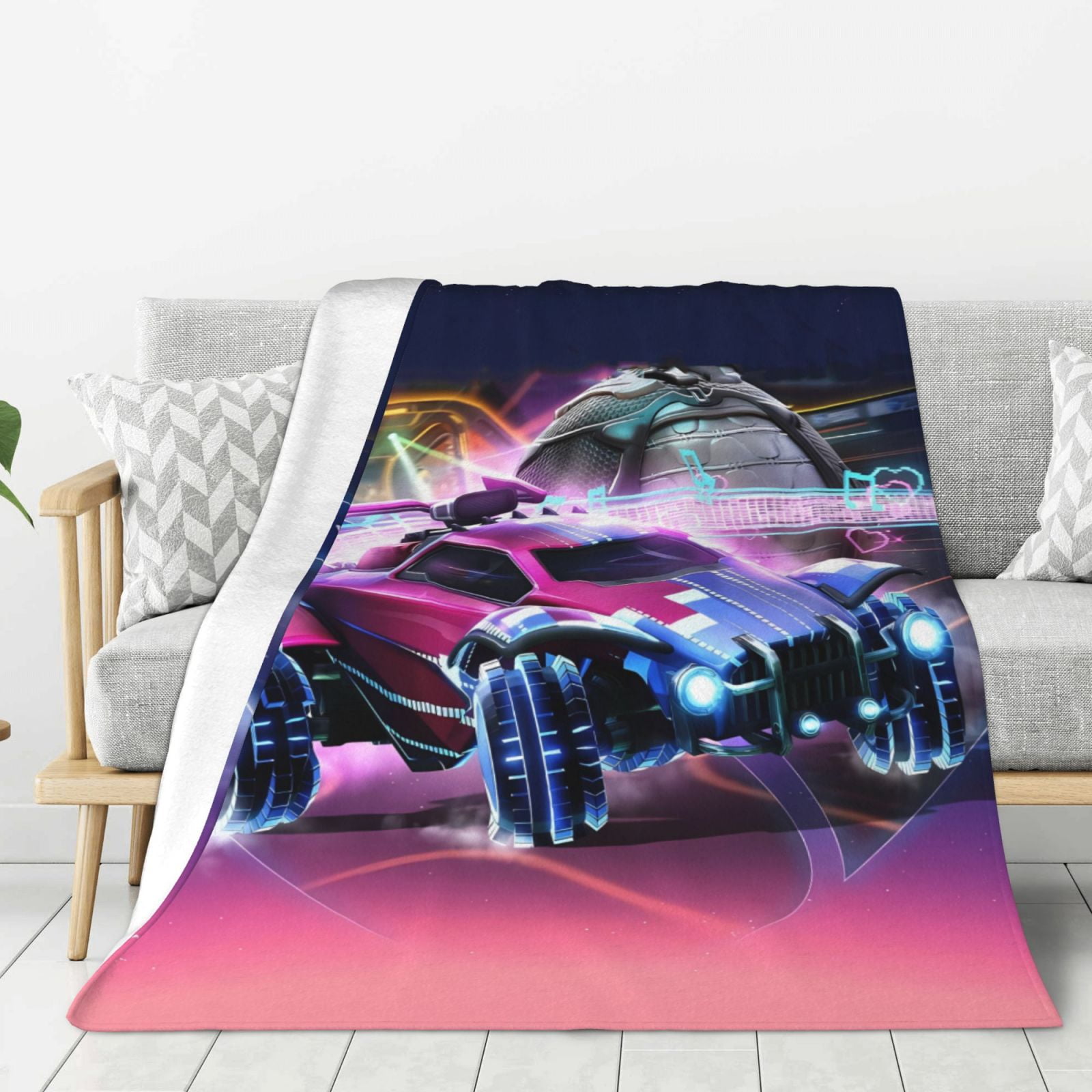 Rocket League Blanket Warm Soft Cozy Flannel Blankets All Seasons ...