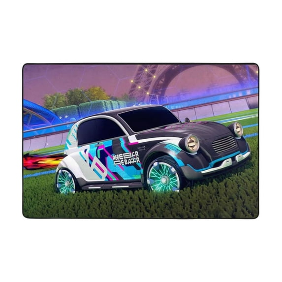 Rocket League Rug, Ultra Soft Flannel Area Rug With Non-Slip Backing ...
