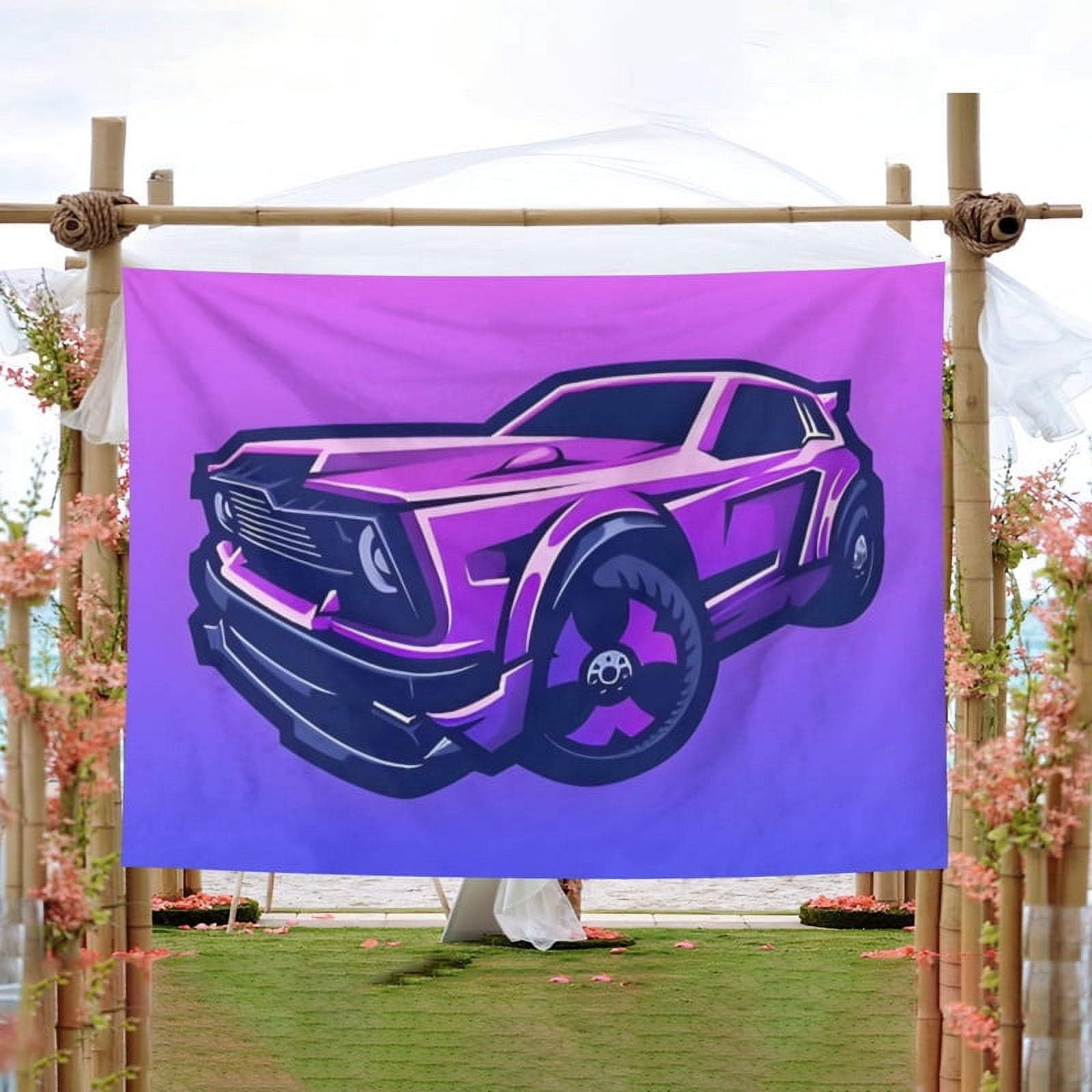 Rocket League pattern wall hanging 50*60 inches high-quality peach skin ...