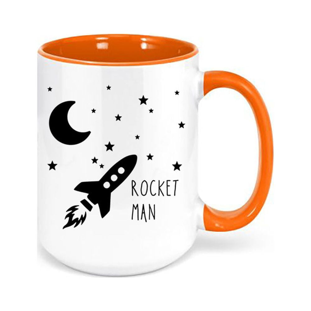 Rocket Man, Rocket Man Mug, Space Gift, Rocket Ship, Coffee Gift, Space ...