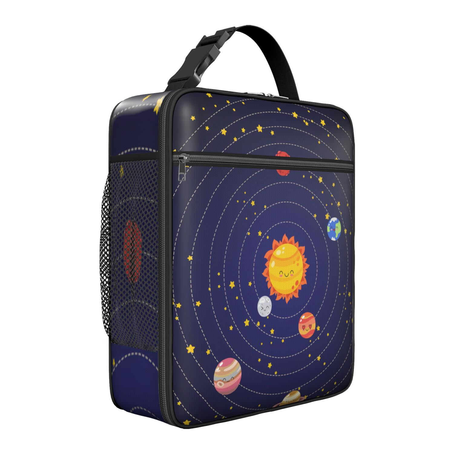 Rocket Nebula Alien Lunch Bag – Spacecraft Galaxy Starry Night Sky ...