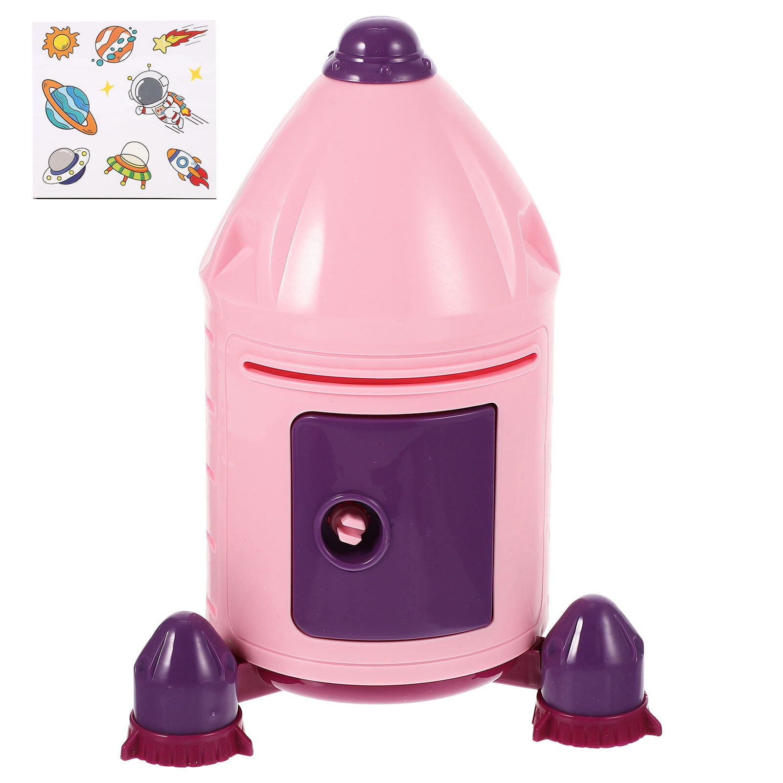 Rocket Piggy Bank Cartoon Money Box Coin Bank Kids Piggy Bank Adorable ...