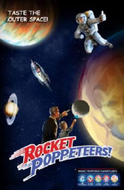 Rocket Poppeteers Poster Astronaut Metal Sign Art Print 8x12 Multi ...