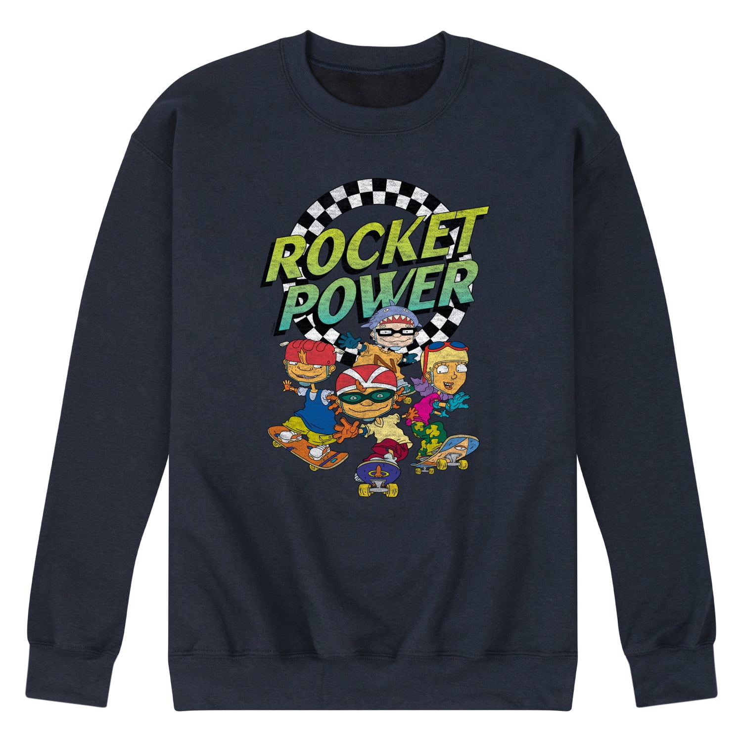 Rocket Power - Finish Line - Men's Crew Neck Fleece Pullover - Walmart.com