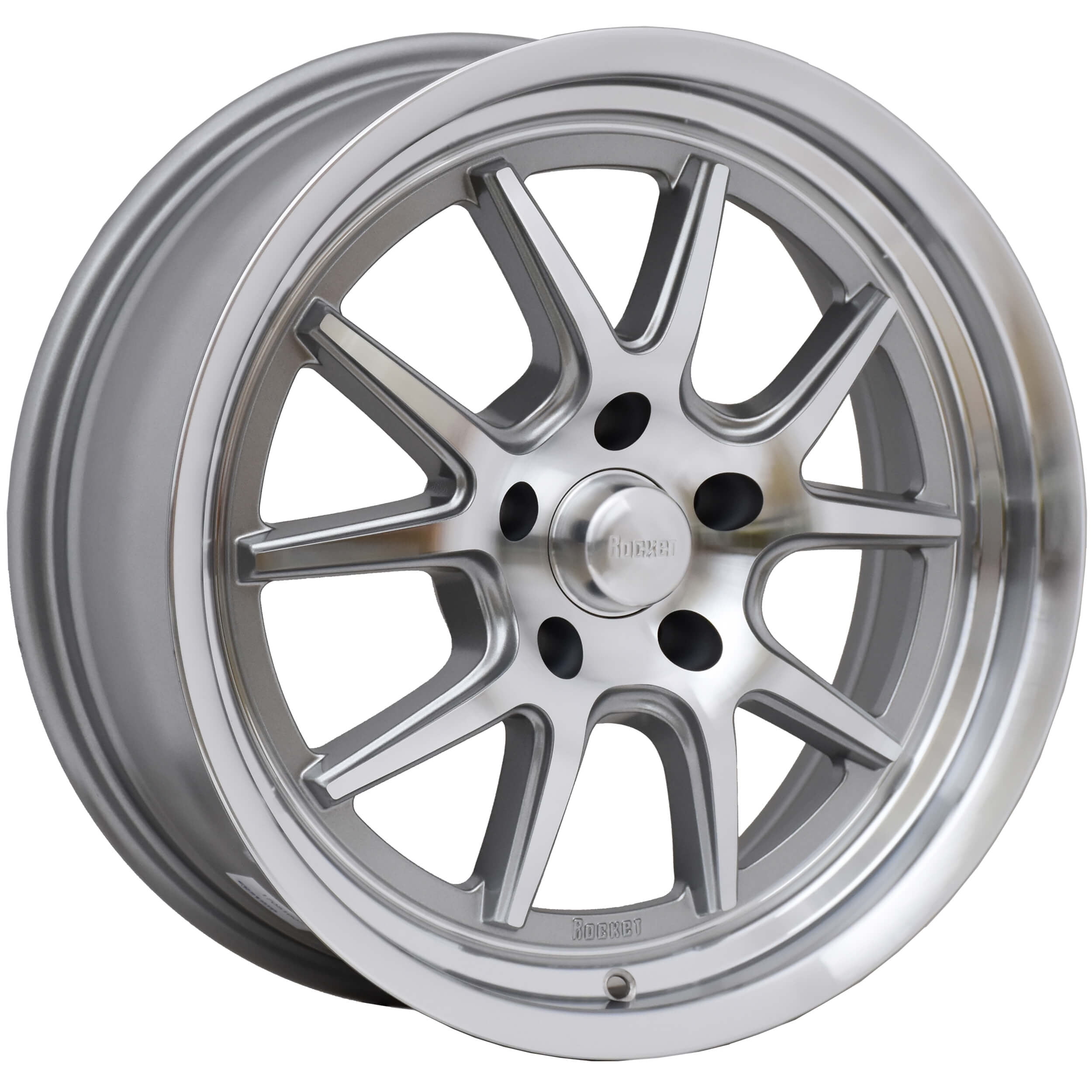 Rocket Racing Wheels TTR19-876145 18x7 Attack Machined 5x4.75 4.5 bs ...