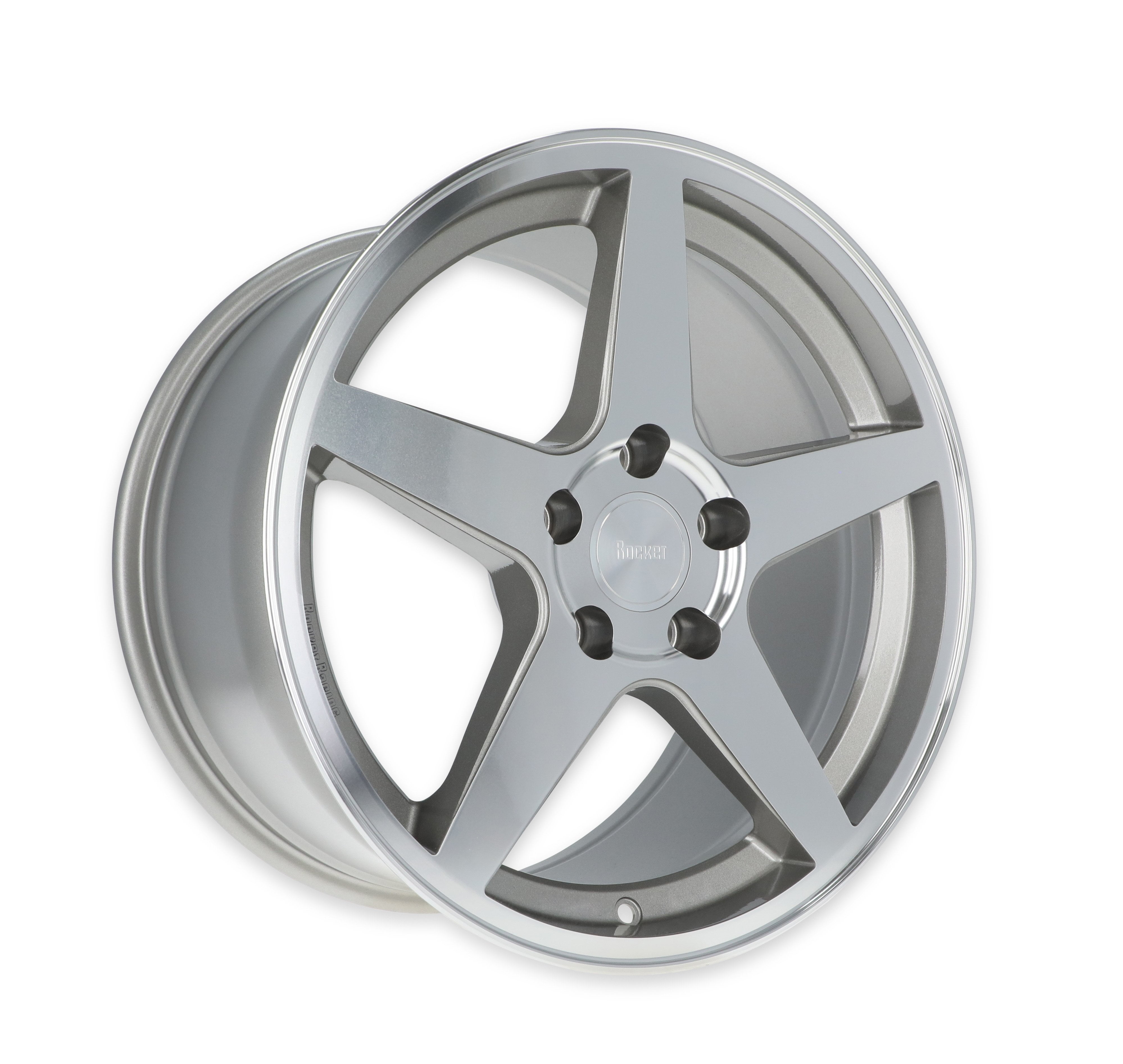 Rocket Racing Wheels TTR29-896160-A Flare Series - Titanium/Machined ...