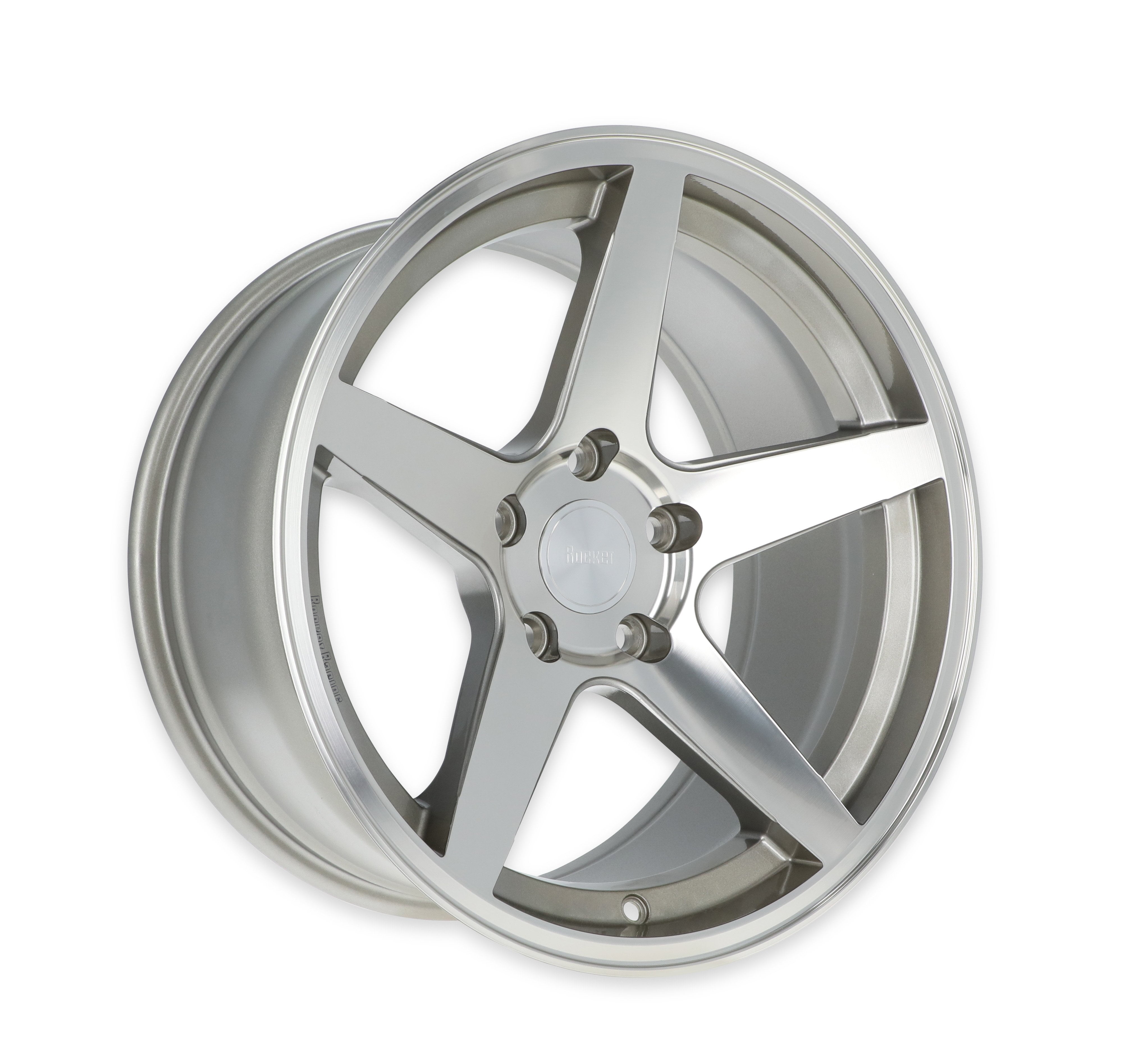 Rocket Racing Wheels TTR29-896550-C Flare Series - Titanium/Machined - Walmart.com
