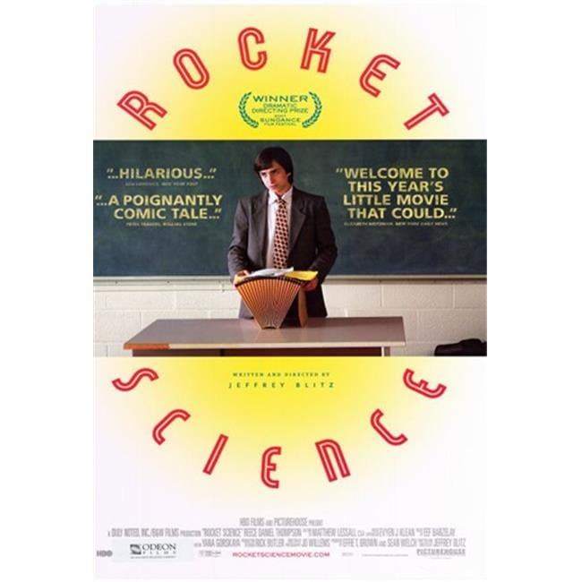 Rocket Science Movie Poster - 11 x 17 in. - Walmart.com