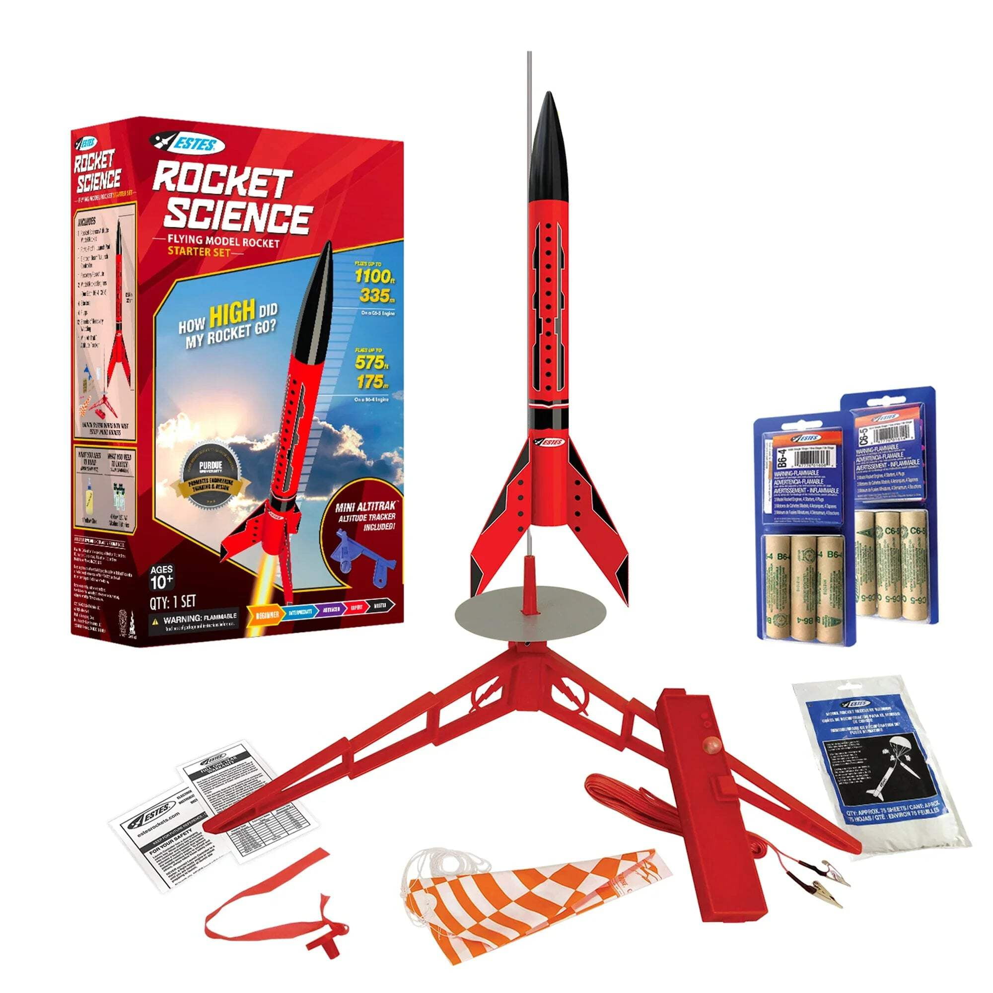 Rocket Science Starter Set: STEM Learning Kit for Kids with Model ...