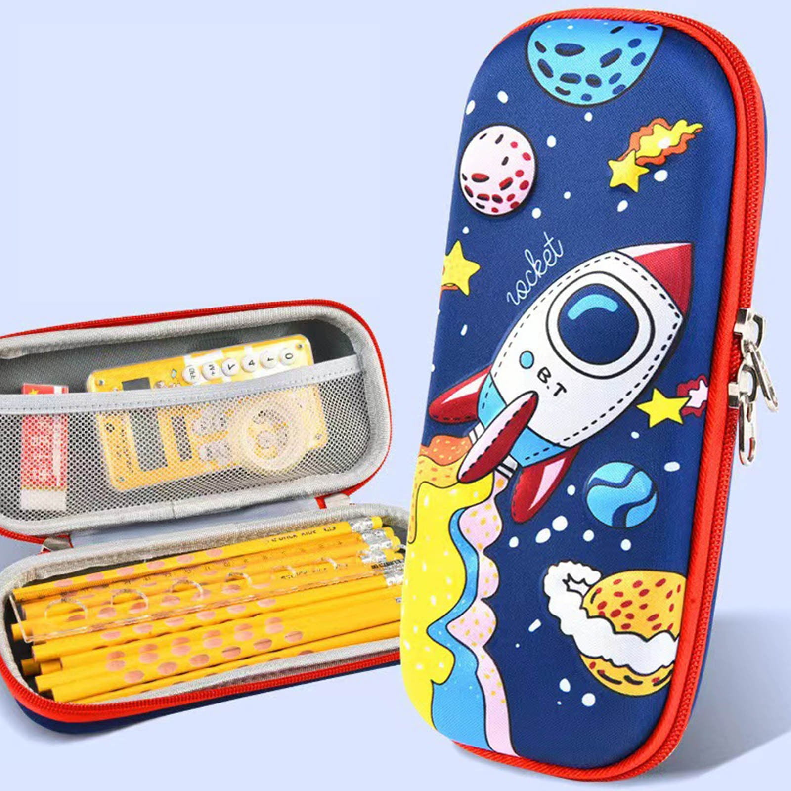 Rocket-Shaped Textured EVA Desktop Organizer with Anti-Slip Bottom ...