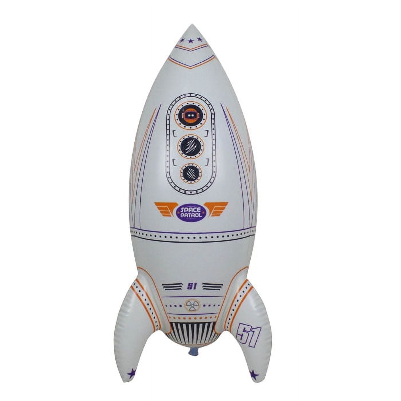 Rocket Ship Inflatable 30 inch glow in the dark educational gift set ...