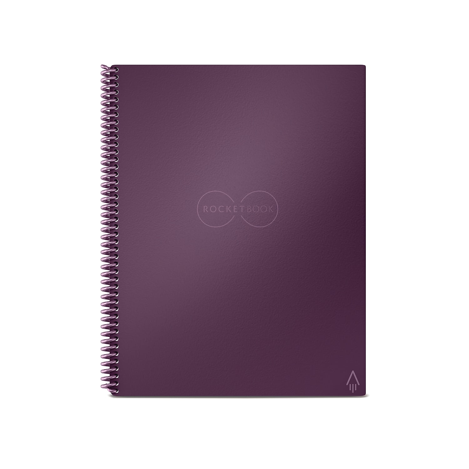 Rocketbook Core Digital Reusable Notebook, Plum, Letter Size, 32 Lined ...