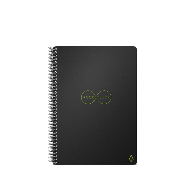 Rocketbook Core Executive Smart Notebook, Spiral-Bound, 36 Pages, Dot ...
