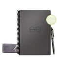 Rocketbook Core Smart Reusable Spiral Notebook, Gray, Executive Size ...