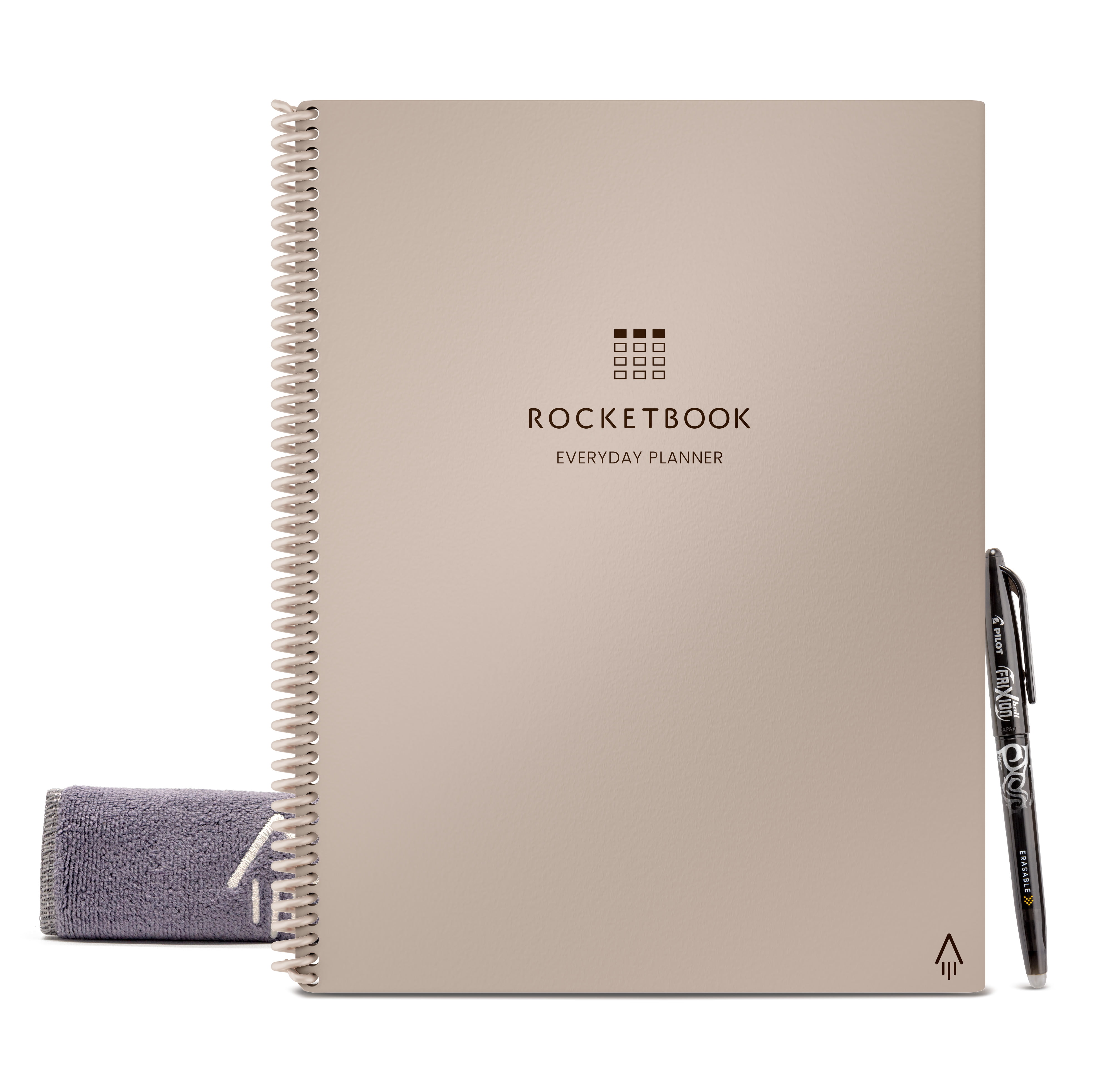 Rocketbook Daily Agenda Task Planner - Reusable & Eco-Friendly - 8.5" x ...