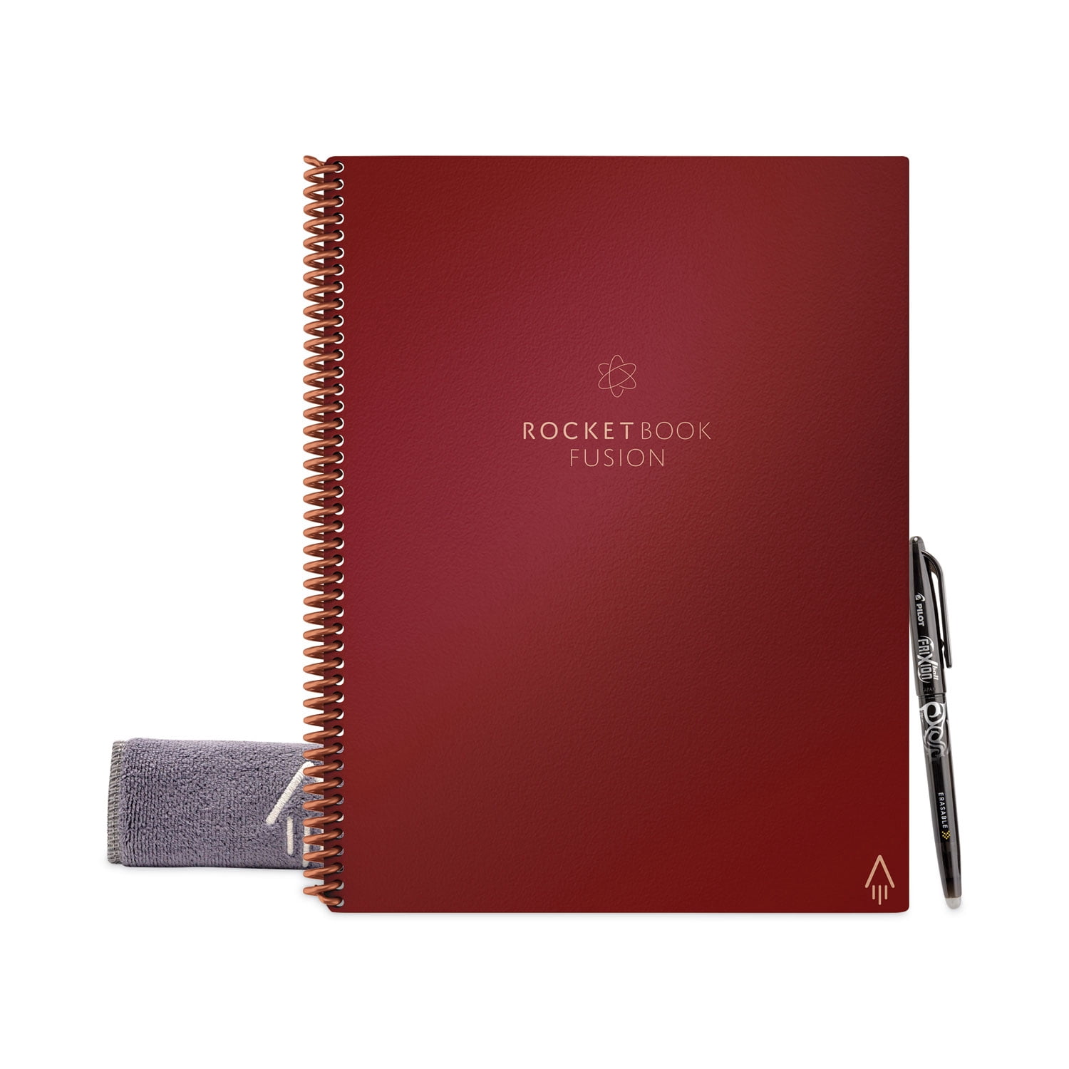 Rocketbook Fusion Smart Notebook Scarlet Sky 11 x 8.5 21 Sheets EVRF-L ...