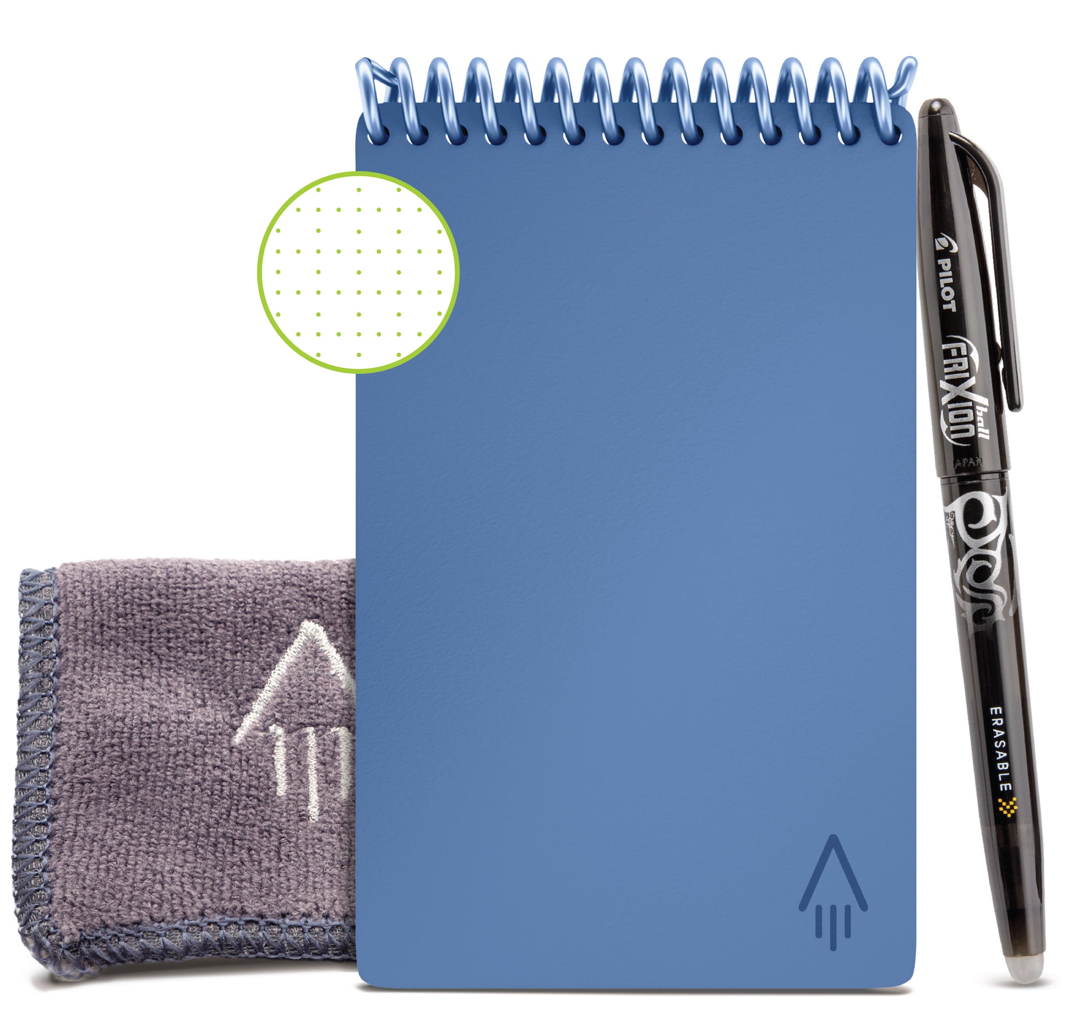 Rocketbook Mini Digital Reusable Spiral Notepad, Cobalt (3.5"" x 5.5 ...