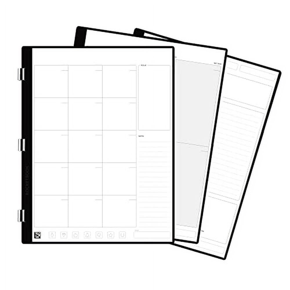 Rocketbook New Pro Monthly/Weekly Planner Page Pack | Scannable Pro ...