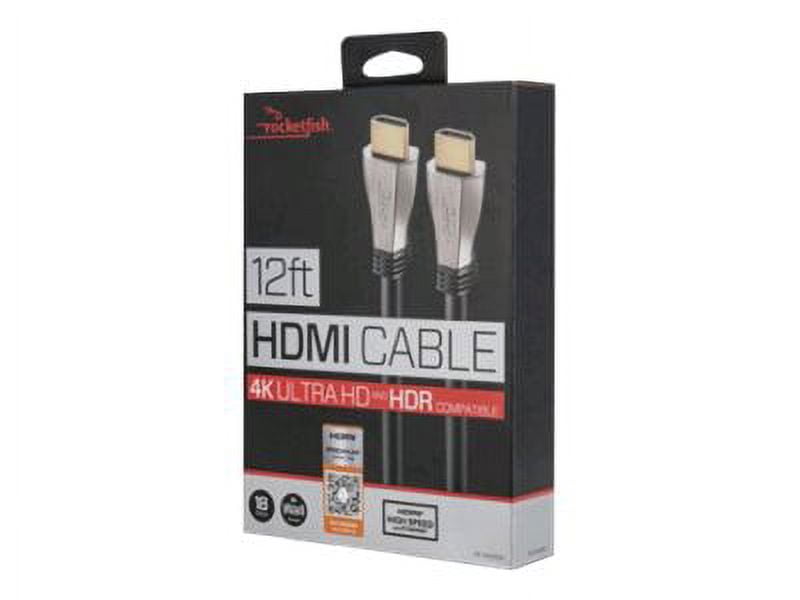 Rocketfish Rocketfish 12' Ft. In-Wall Hdmi Cable 18Gbps Ultra Hd 4K X ...