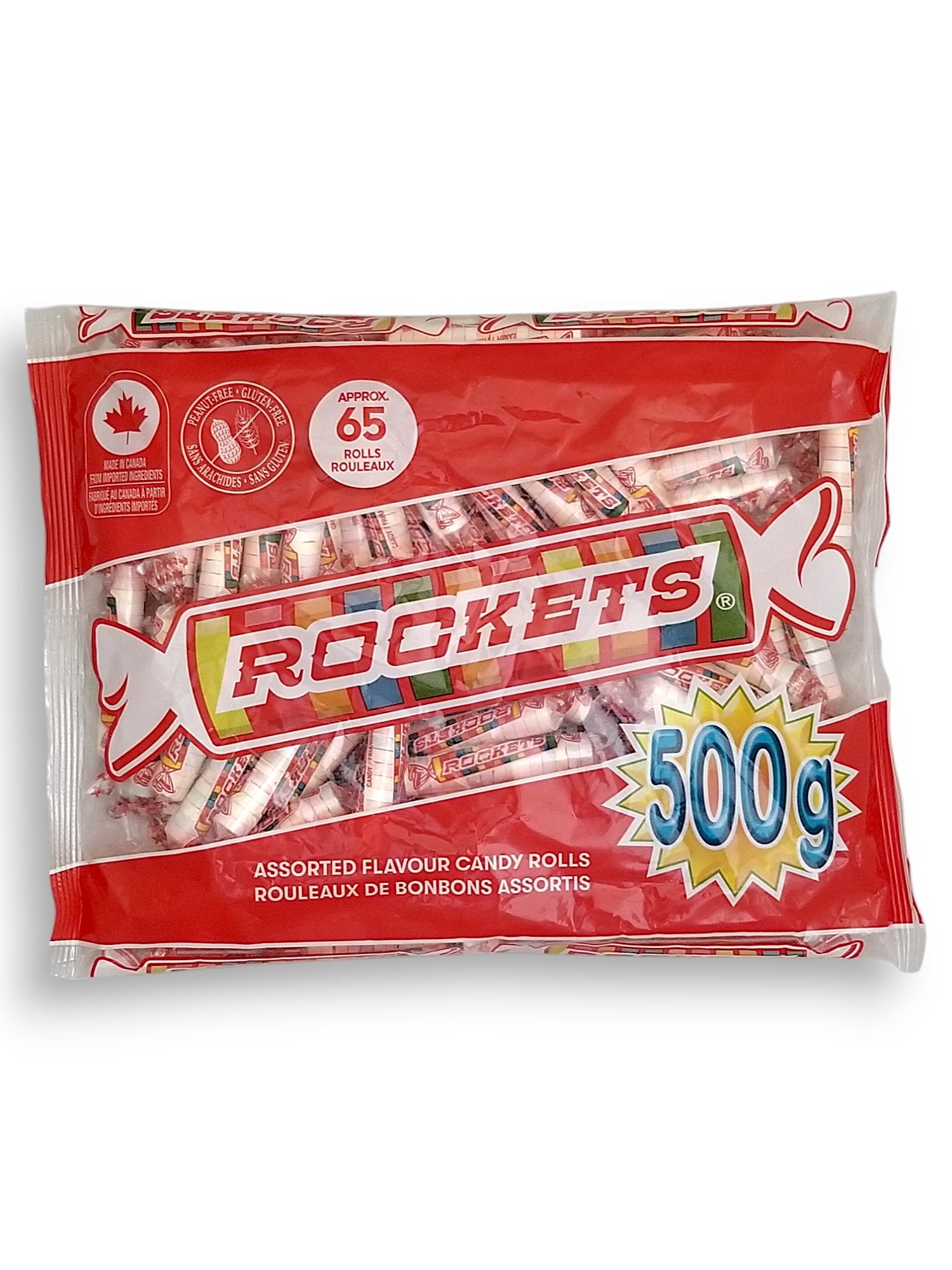 Rockets Candy Rolls, 65 Rolls, 500g/1.1 lb - Walmart.com