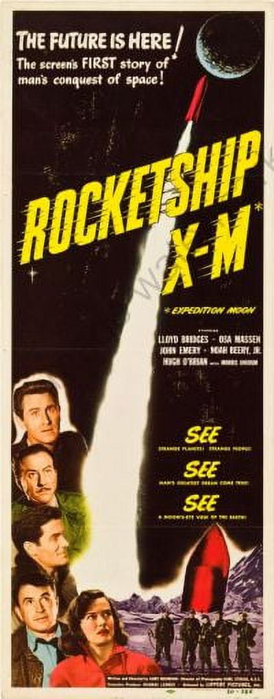 Rocketship X-M Movie Poster Insert 14inx36in 36cmx92cm Art decor Square ...