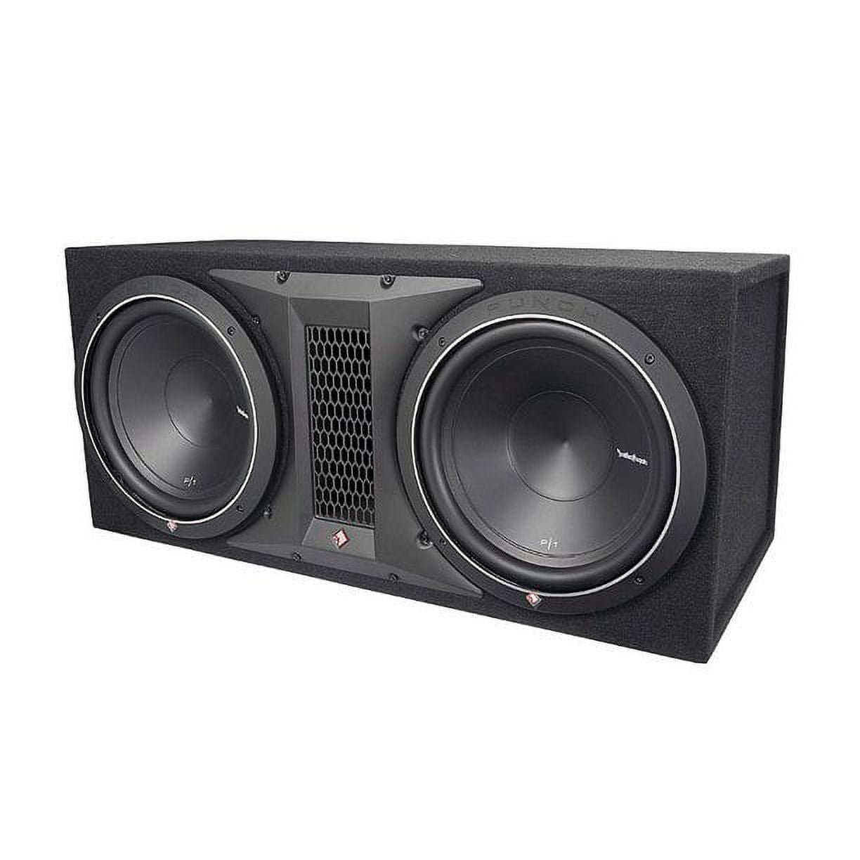 Rockford Fosgate 10" Car Subwoofers, Enclosure P1-2X10, Black - Walmart.com
