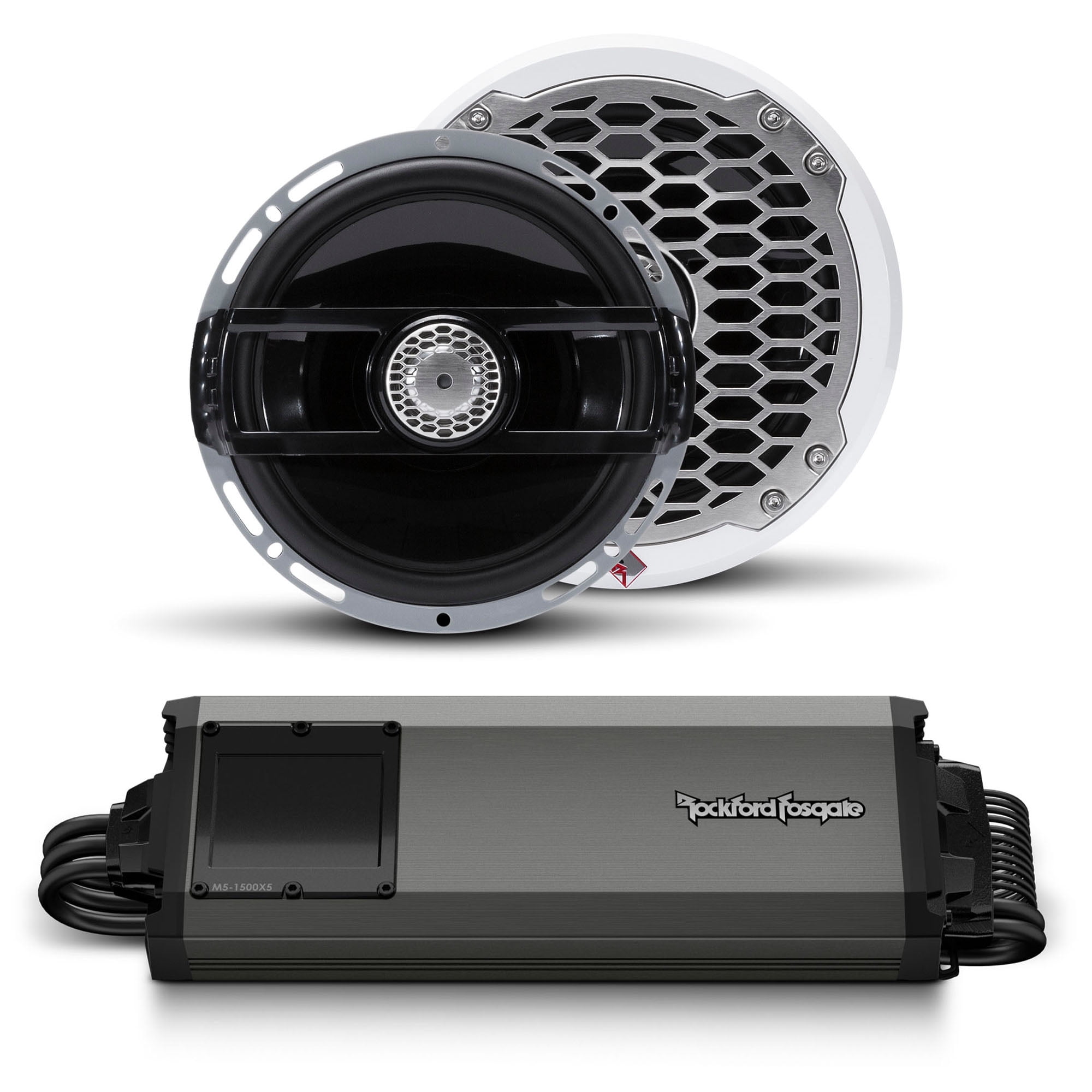 Rockford Fosgate M5-1500X5 5 Ch. Element Ready Amplifier with 2 Pairs ...