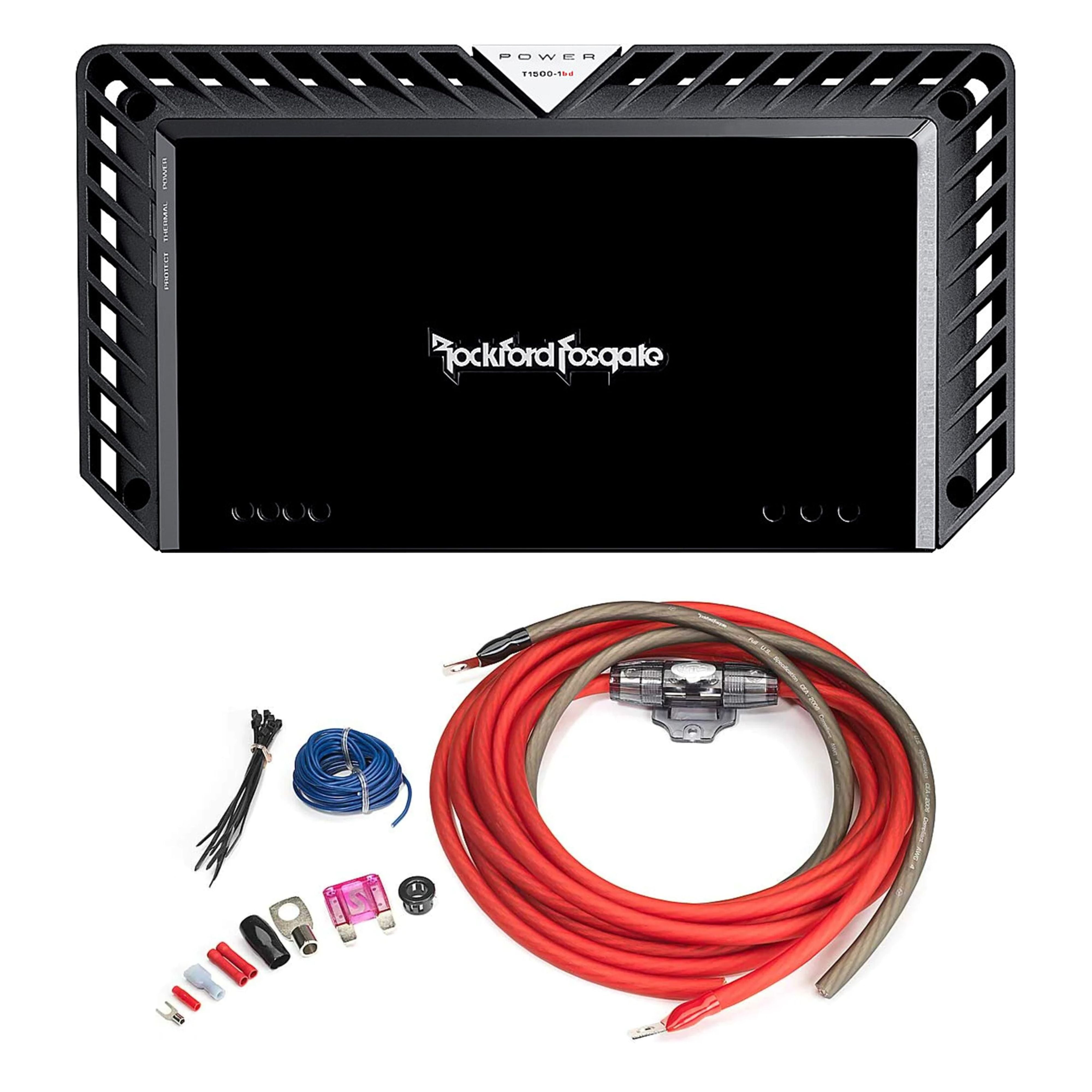 Rockford Fosgate Monoblock 1500W Class BD Constant Power Amplifier ...